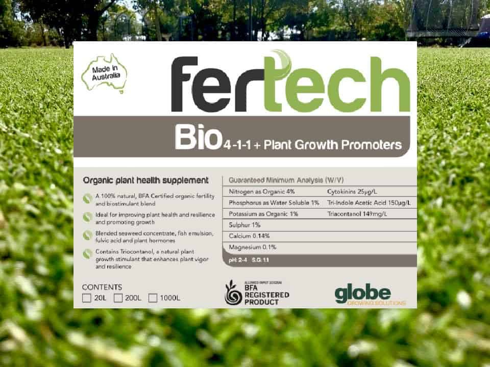 Fertech Bio 20 litre - Liquid Stimulant Organic Fertiliser - Lawn Addicts