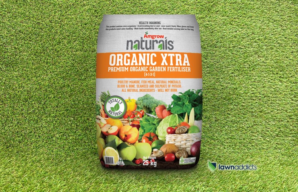 Organic Xtra Premium Fertiliser 25kg - Lawn Addicts